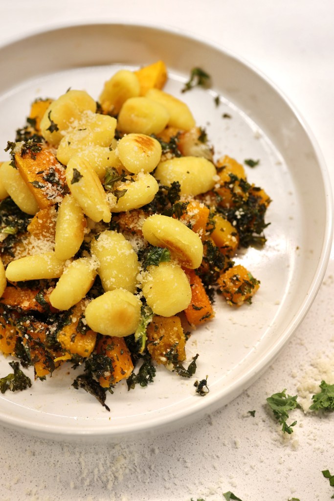 Roasted Butternut Squash & Kale Gnocchi - colbytroy.com